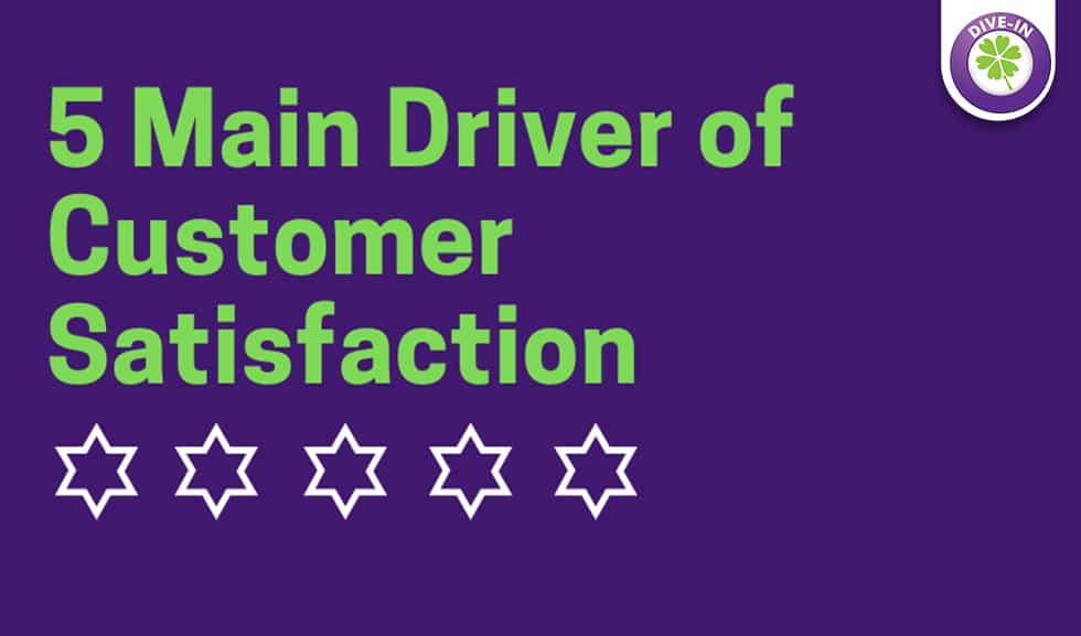 5 Main Drivers Of Customer Satisfaction Infographics- Divergent Insights